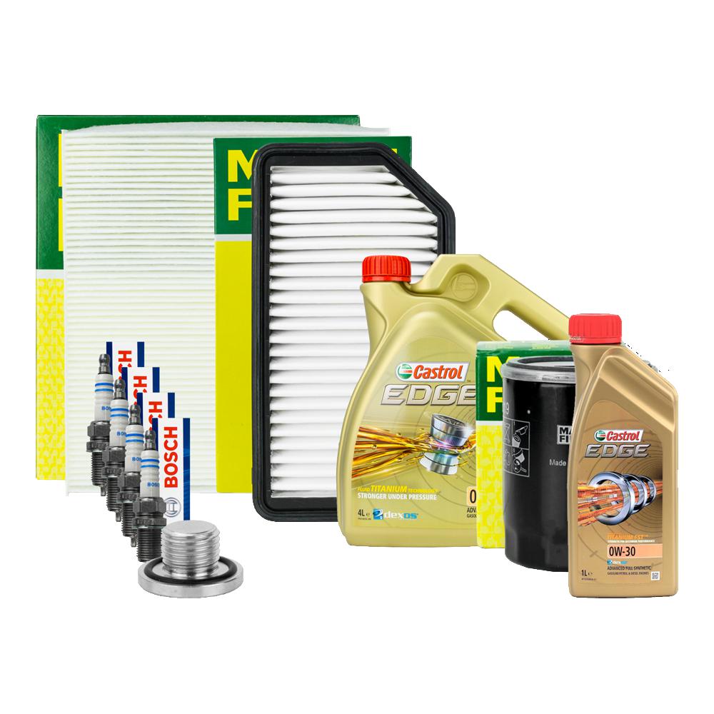 CASTROL LWECHSEL 0W-30 L 5L MANN FILTERSATZ BOSCH Z NDKERZEN F R HYUNDAI IX35 4061135182845 | eBay