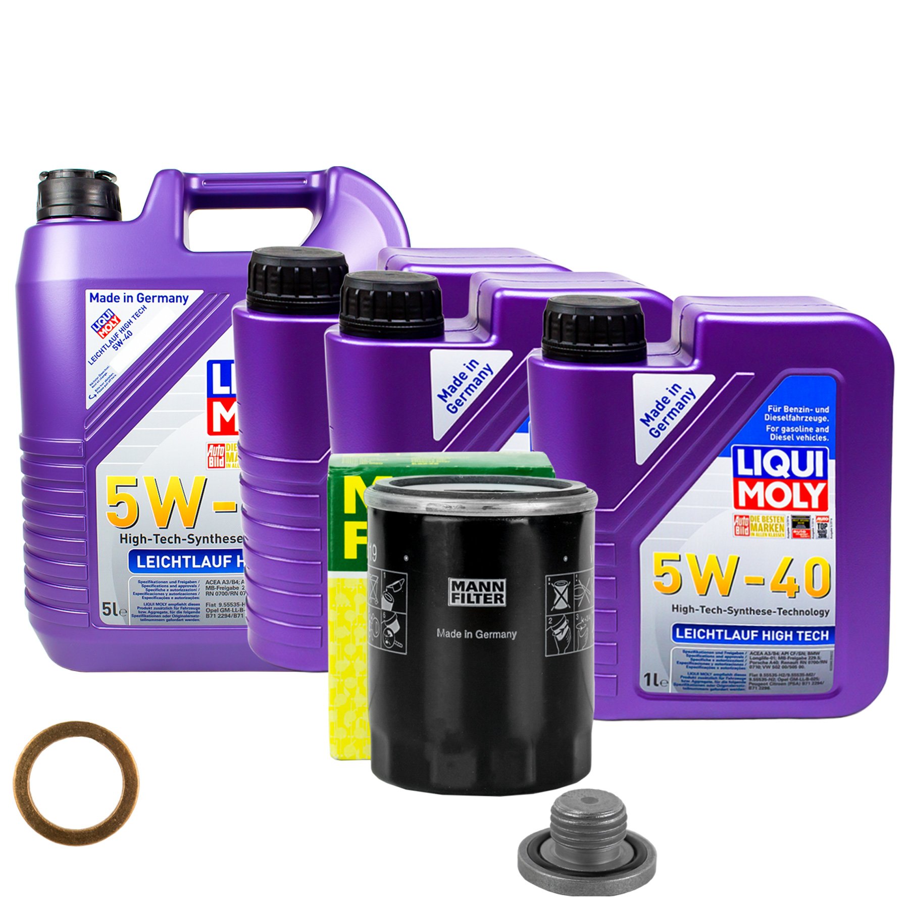LWECHSEL SET KOMPLETT 8L LIQUI MOLY 5W-40 + MANN LFILTER F R BENZ E ML 430 4061137488990 | eBay.de