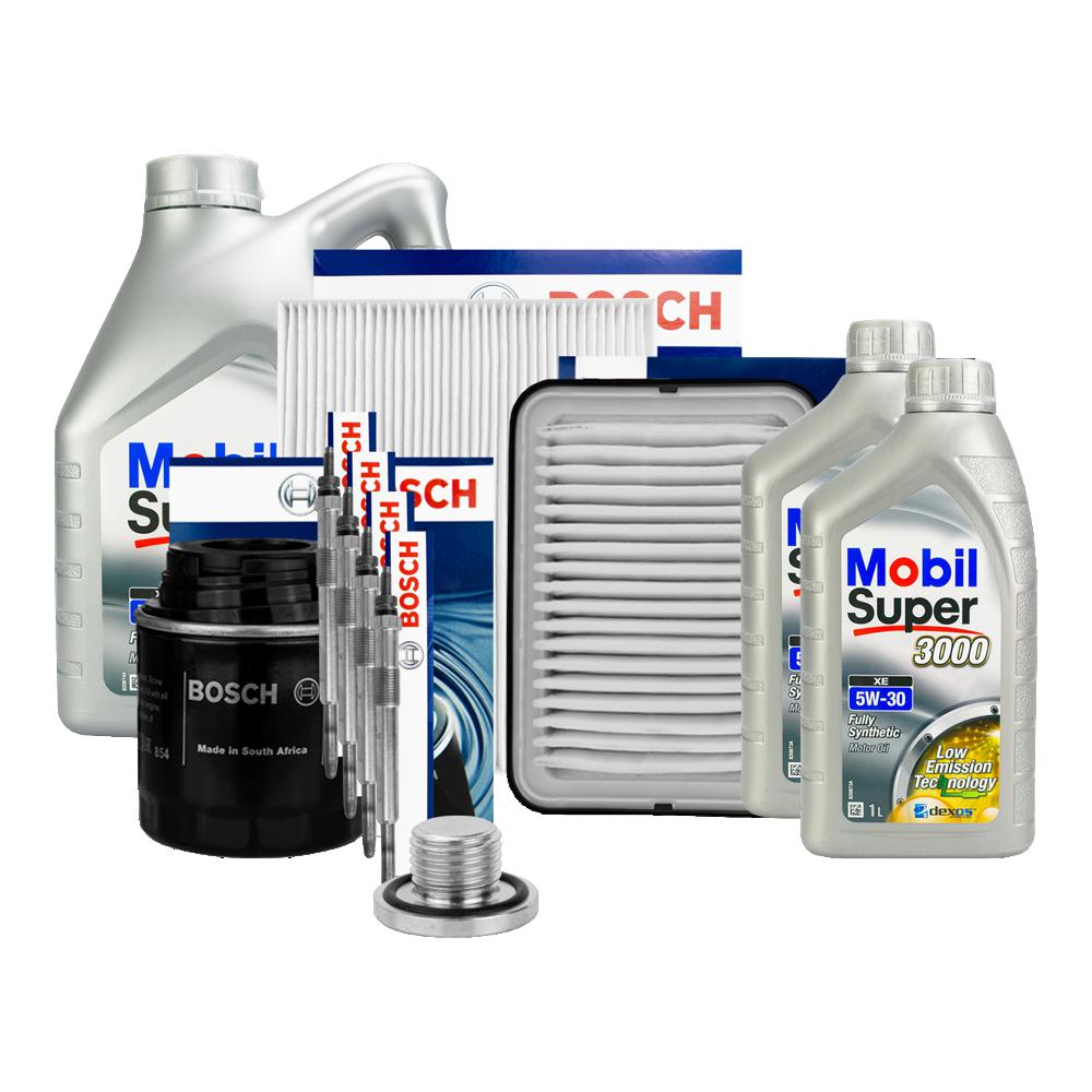 MOBIL LWECHSEL 5W-30 L 6L BOSCH FILTERSATZ + GL HKERZEN F R HYUNDAI TUCSON 2.0 4061134098192 | eBay